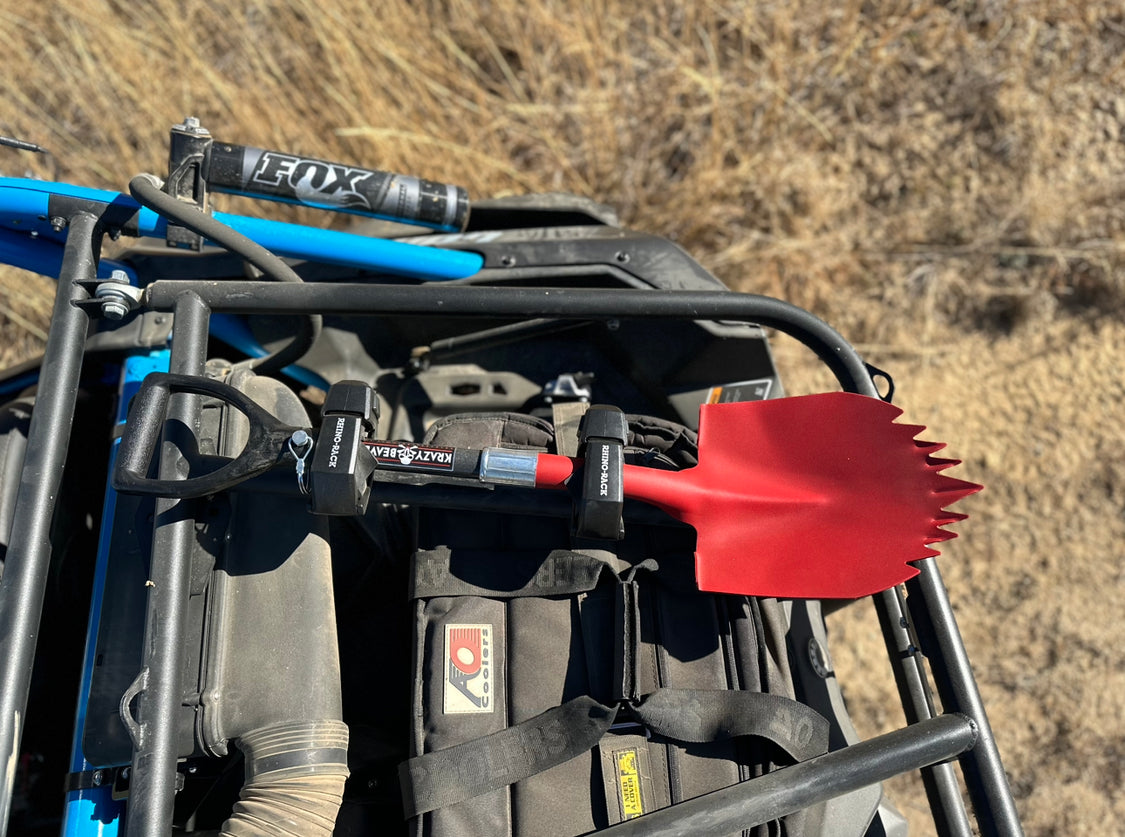 Universal ATV / UTV Roll Bar Locking Shovel Mount Kit (Rhino Rack "Sto ...